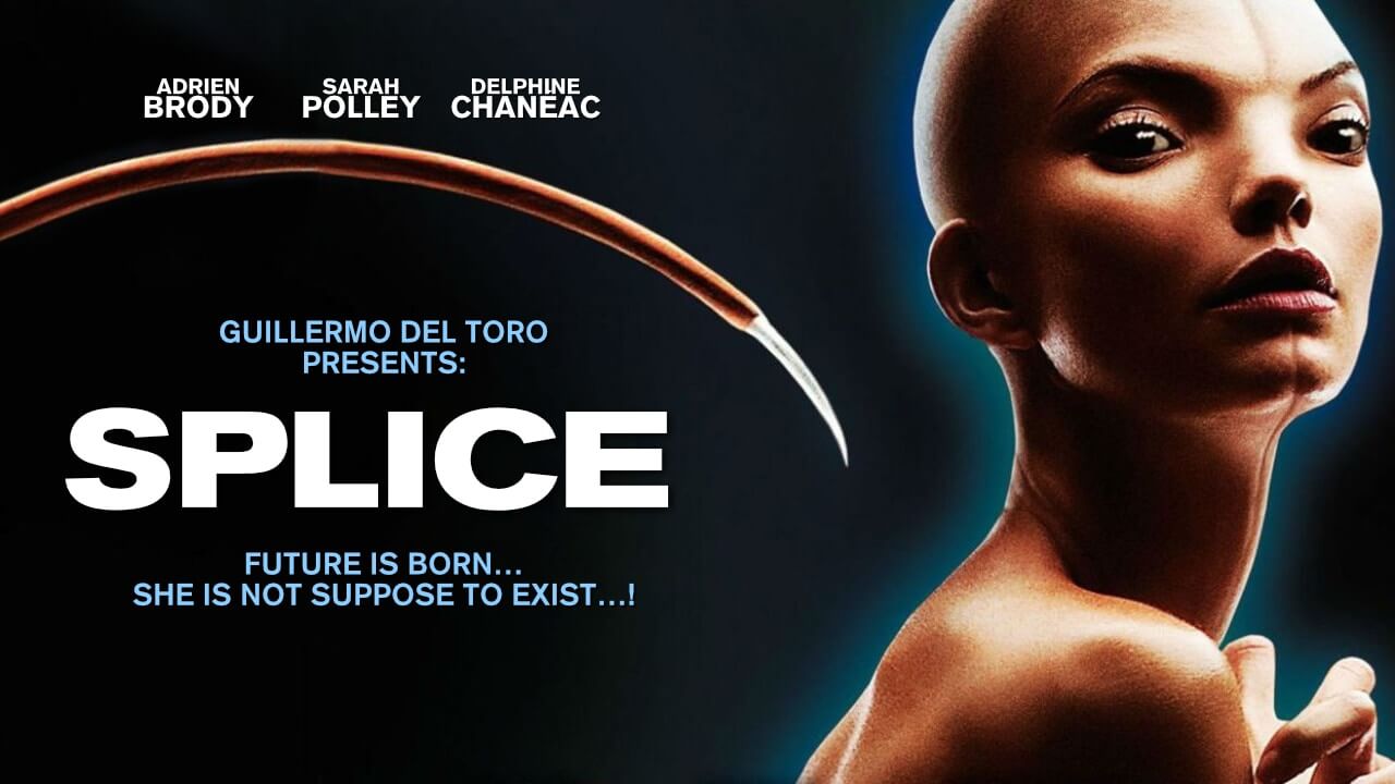 SPLICE. Science fiction horror and laboratory drama