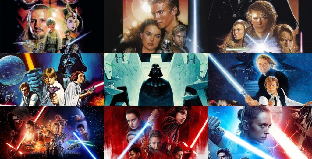 STAR WARS. All Live Action Movies, Ranked